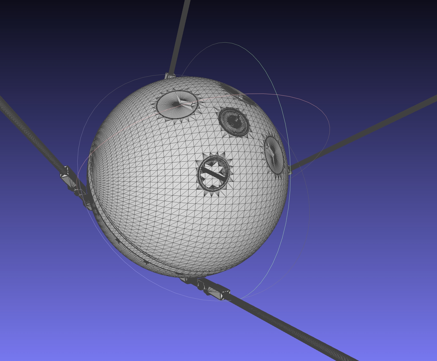 STL file Sputnik Satellite 3D-Printable Detailed Scale Model 🛰️ (OBJ ...