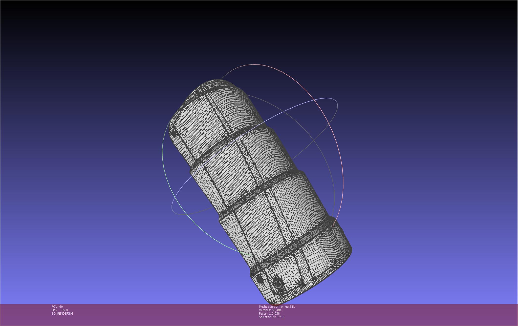 STL file Shield Hero Curse Armor Leg Piece 🛡️ (OBJ, 3MF, DXF, and STEP ...