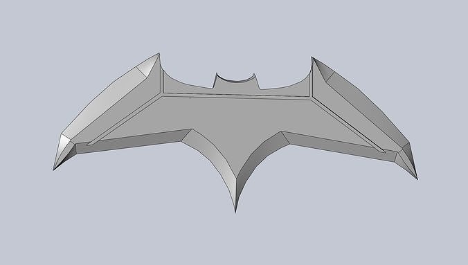 STL file Basic Batman Batarang 🦸 (OBJ, 3MF, and STEP)・Design to ...