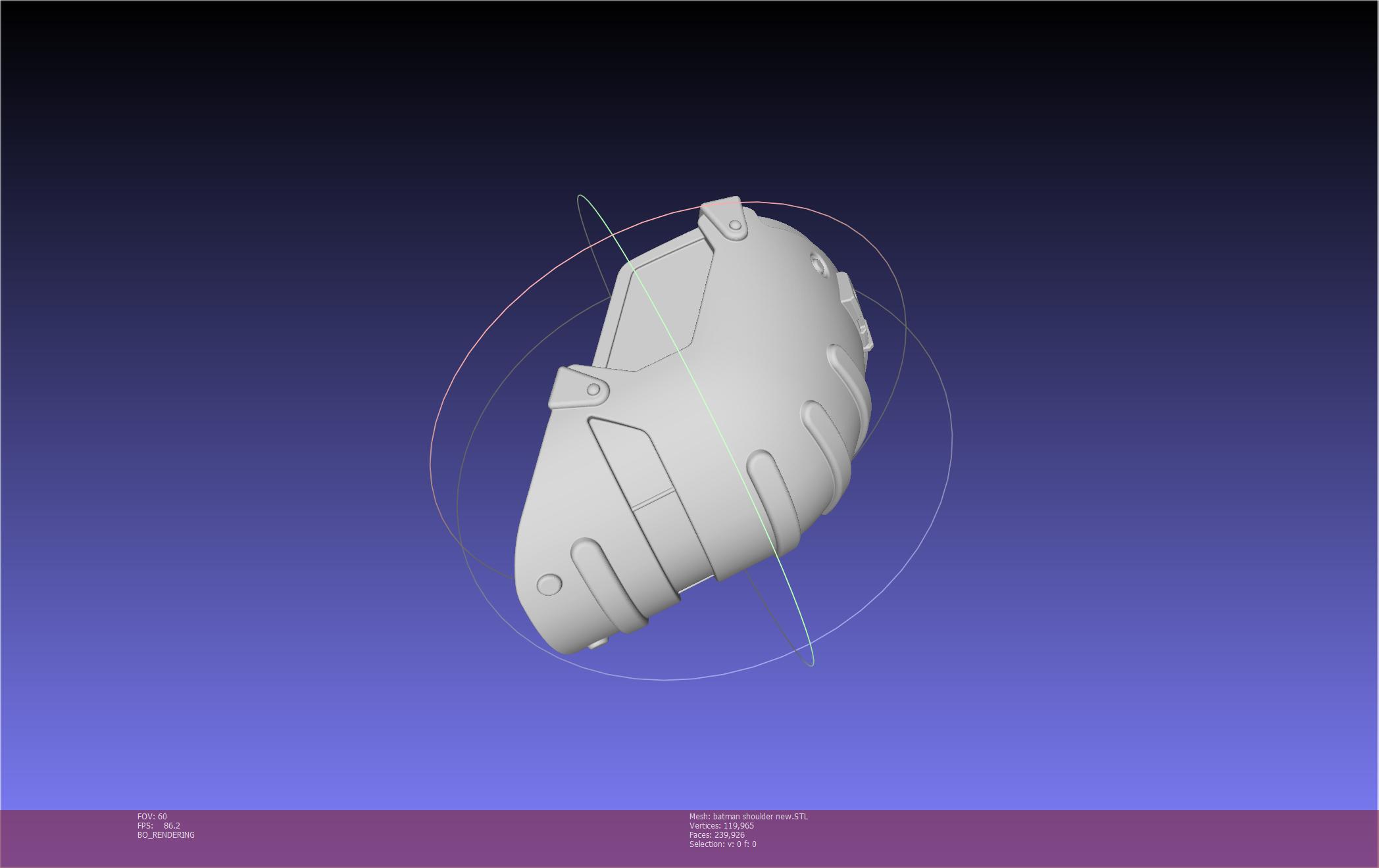 STL file New Batman Shoulder 🆕 (OBJ, 3MF, DXF, and STEP)・Model to ...