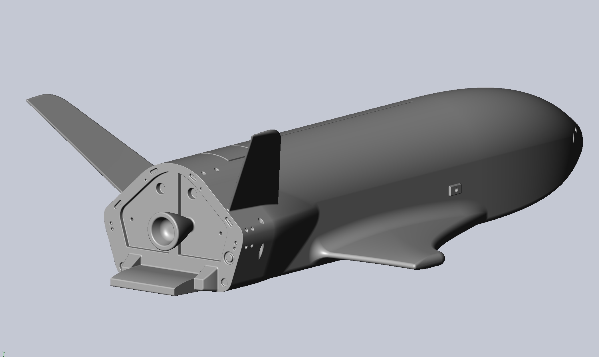 STL file Boeing X-37B OTV Experimental Spaceplane Miniature 🚀 (OBJ, 3MF ...