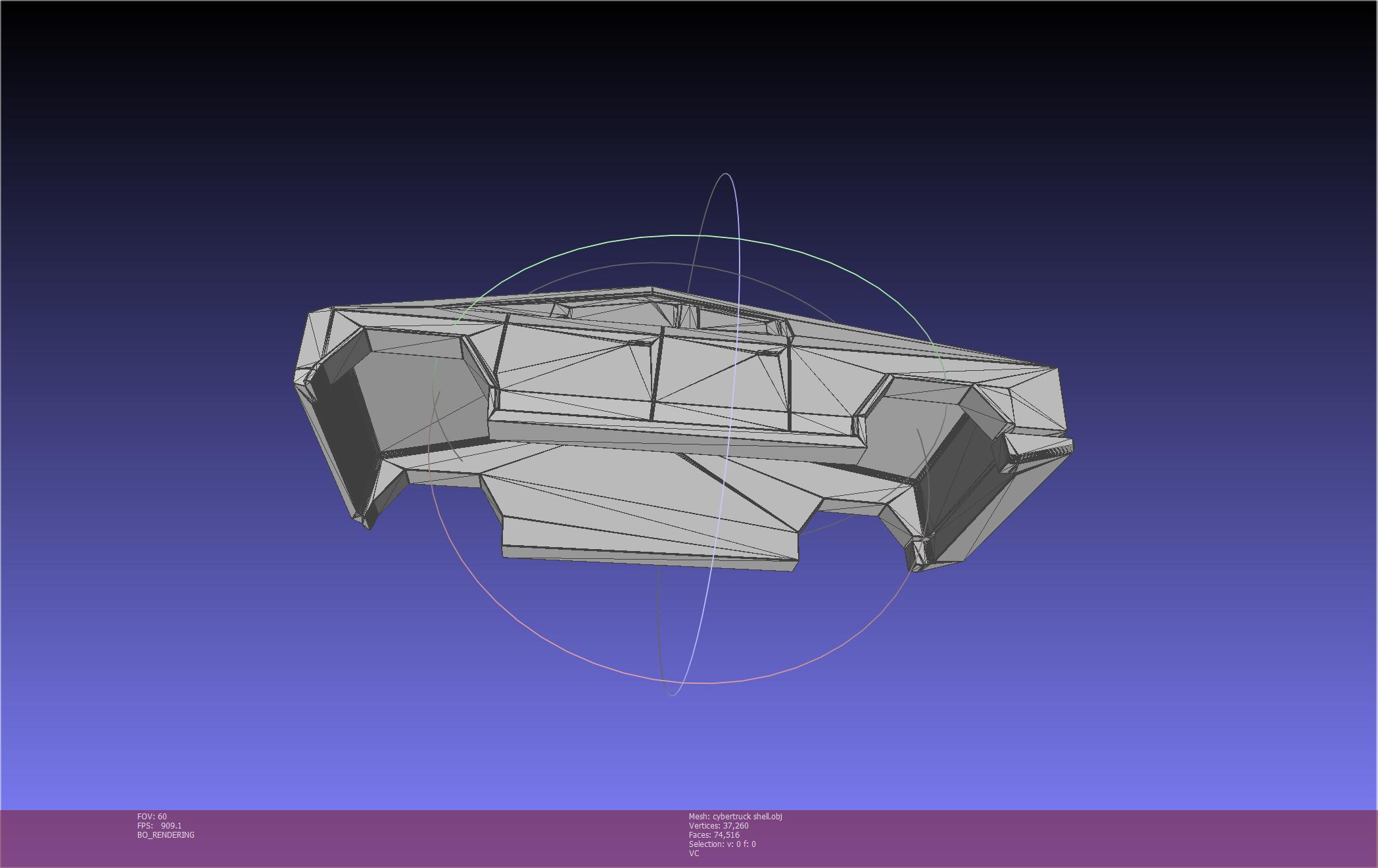 STL file Tesla Cybertruck Model And Shell 🐚 (OBJ, 3MF, DXF, and STEP ...