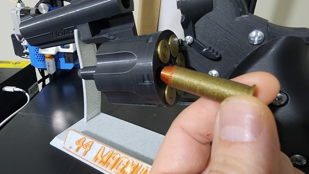 Free 3D file 2 Piece .44 Mag Shells for DeSteiner Revolver 🎭 ・3D ...