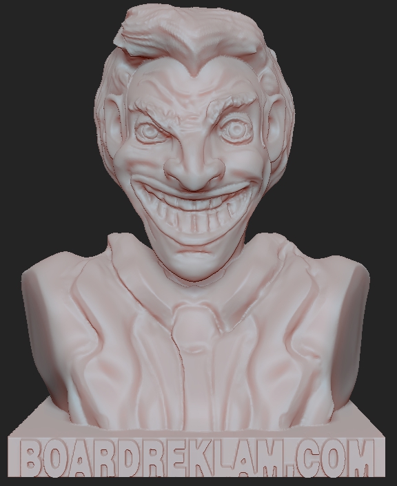 Free STL file joker bust 🃏 ・3D printer design to download・Cults