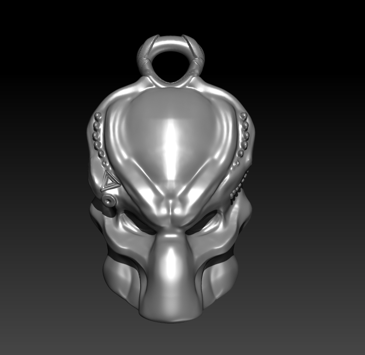 🗝️ PREDATOR KEYCHAIN・Free OBJ File for ・Cults