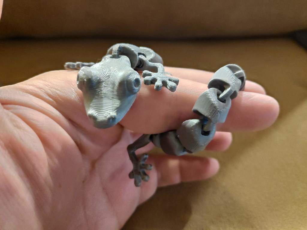 3D printing Articulated Lizard v2・Cults