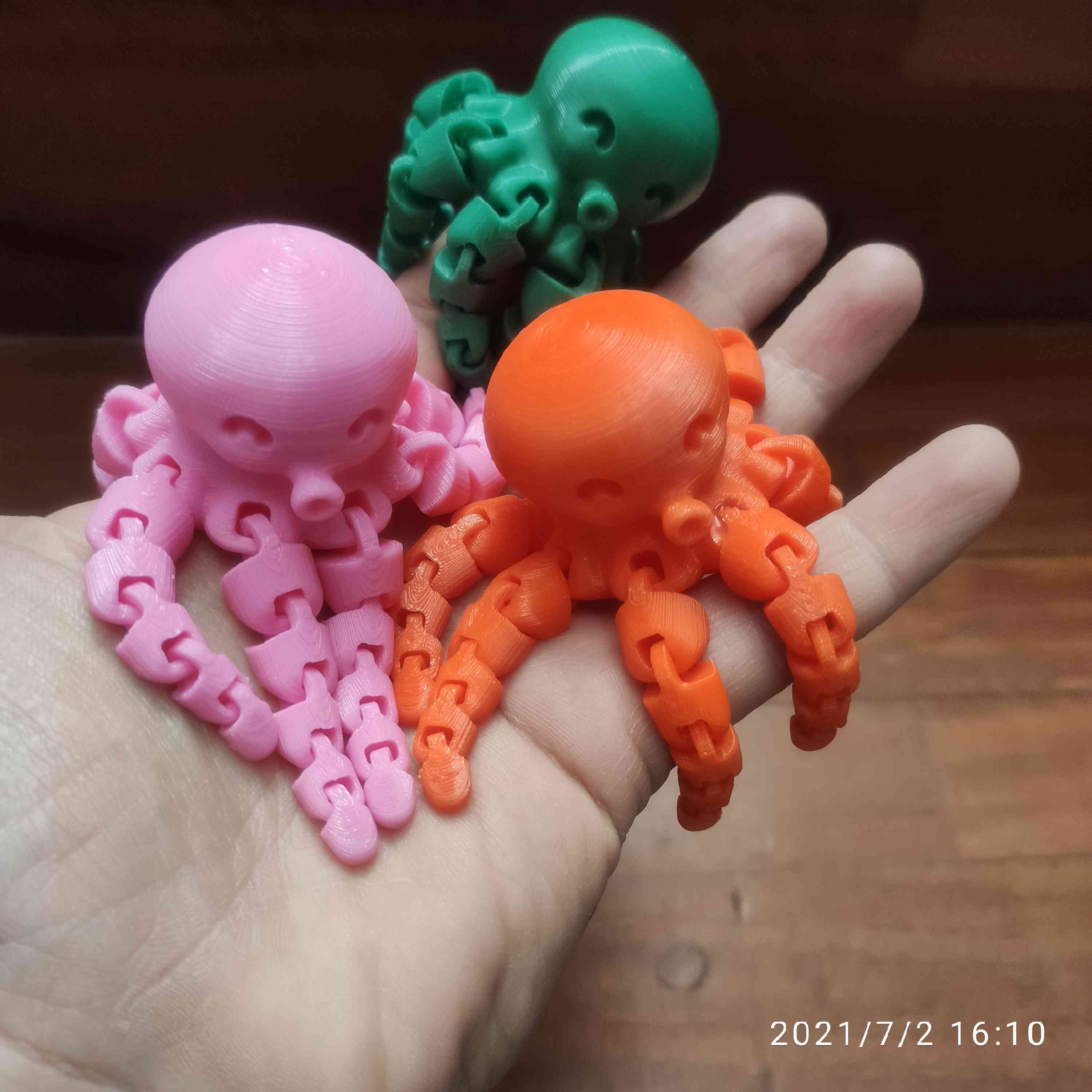 3D printable Cute Mini Octopus・Cults