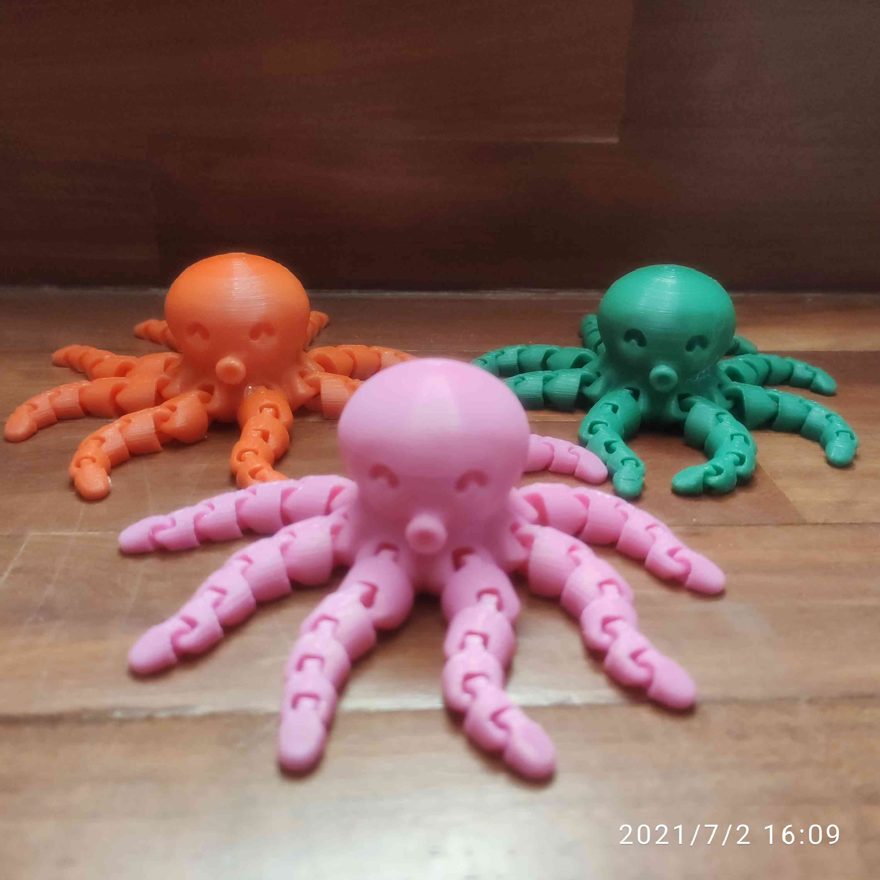 3D printable Cute Mini Octopus・Cults