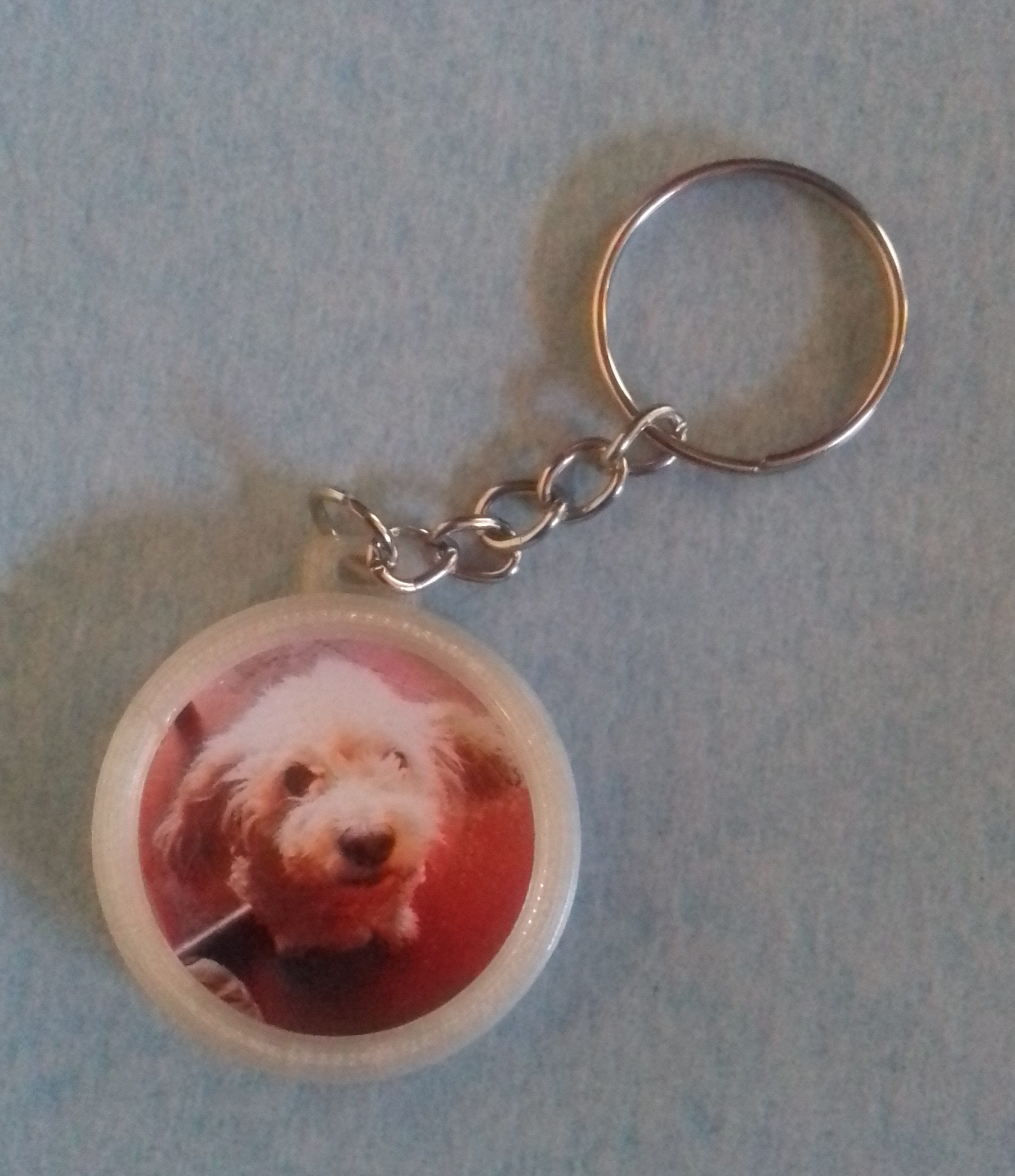 STL file photo keychain, photo key chain 🗝️ ・3D printer design to ...