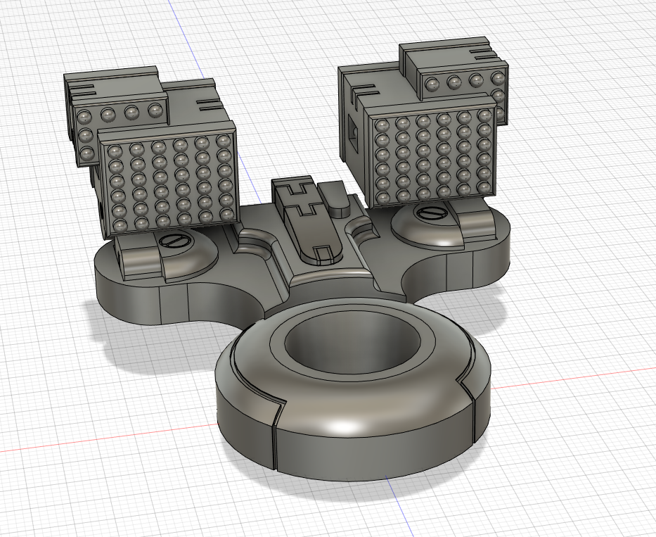 🎲 Tau Hammerhead light Turret・ STL File for ・Cults