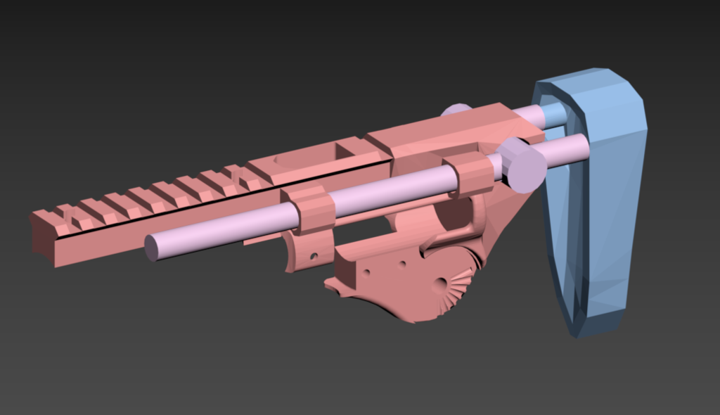 🔫 Action Army AAP01 (airsoft) retractable stock・Free 3D File for ・Cults