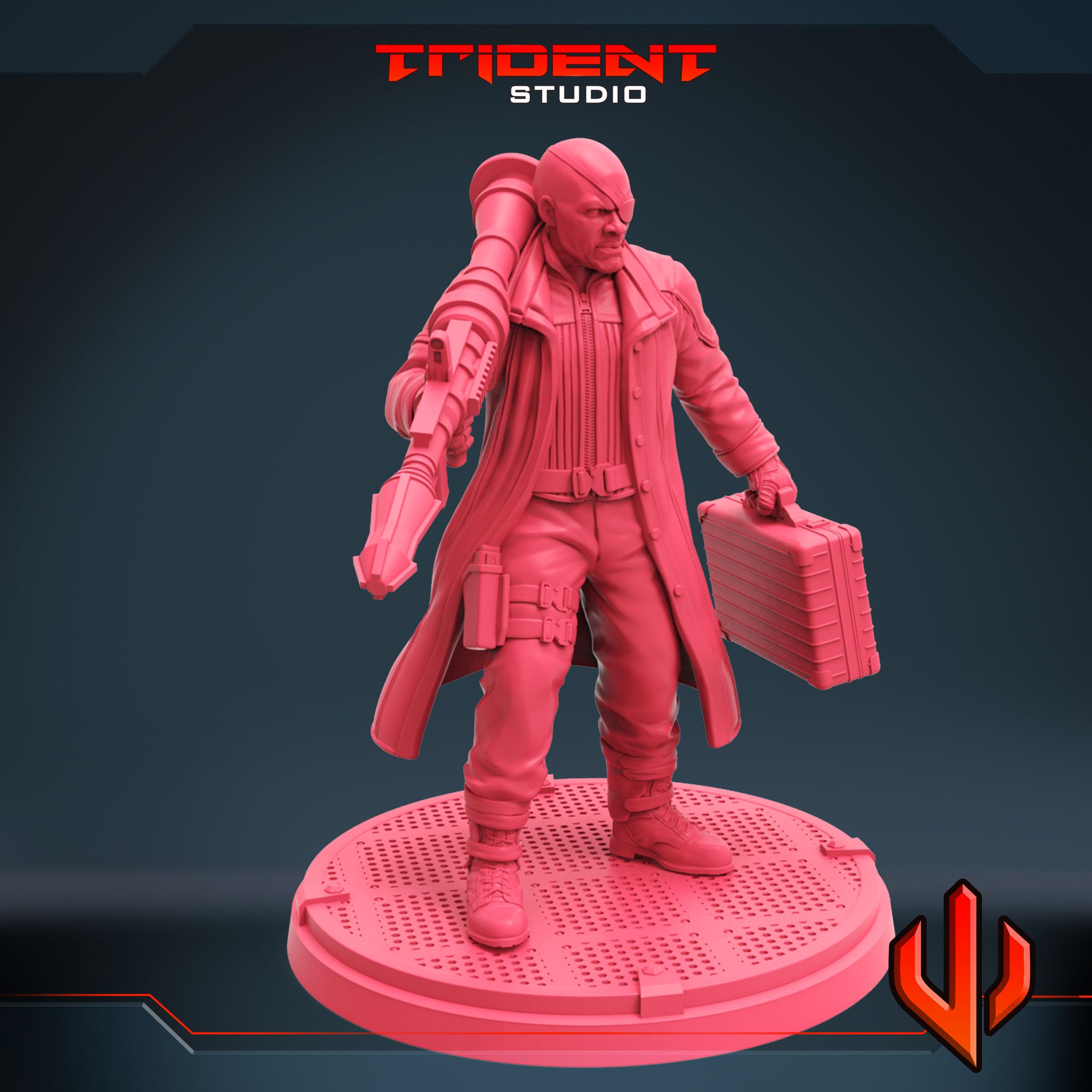 3D file NICK FURY 🎲 ・3D printer model to download・Cults