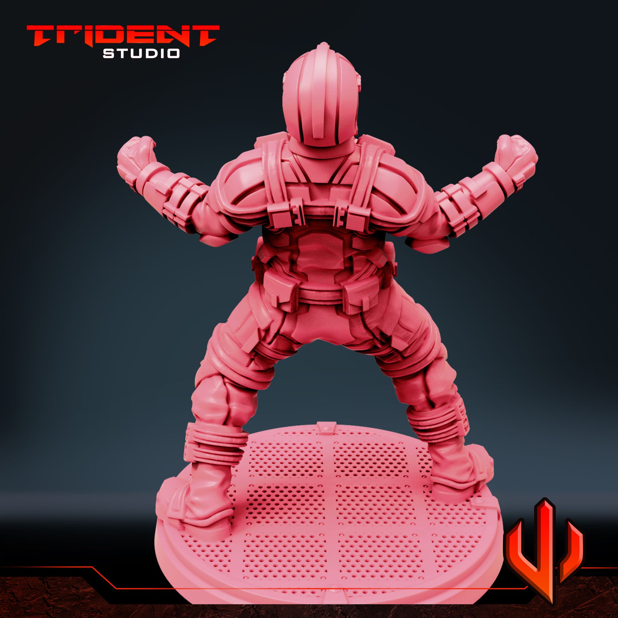 🛡️ RED GUARDIAN NO SHIELD・ 3D File for 3D printing・Cults