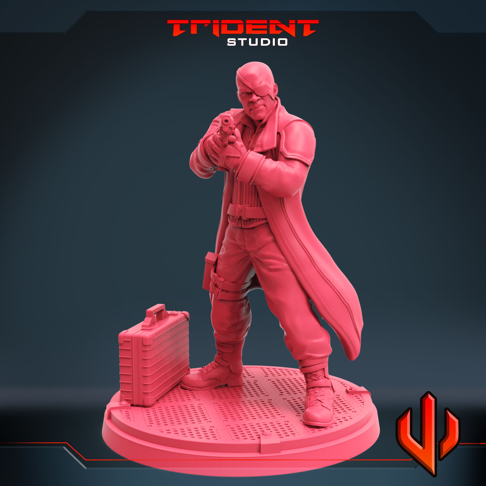 3D file NICK FURY 🎲 ・3D printer model to download・Cults