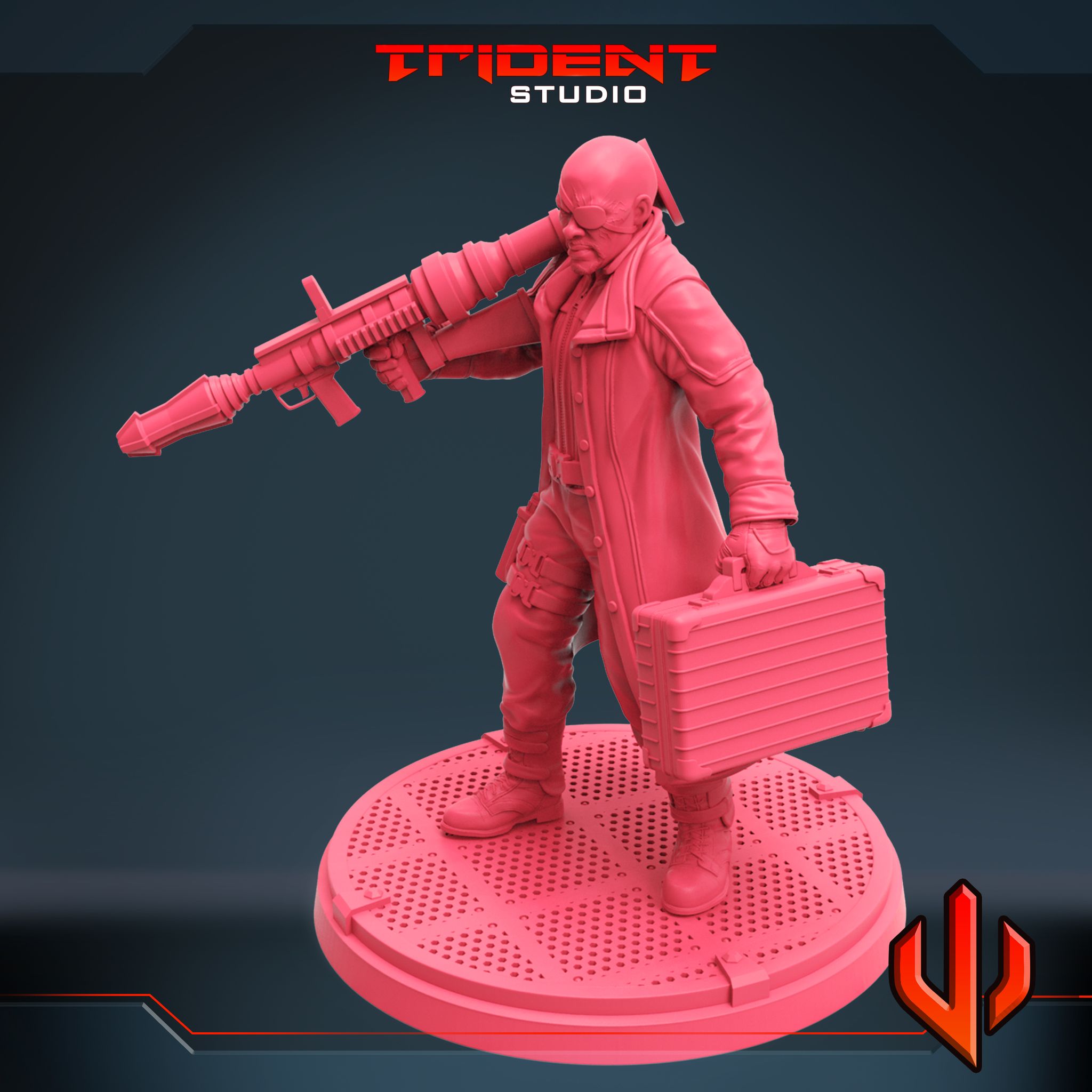 3D file NICK FURY 🎲 ・3D printer model to download・Cults