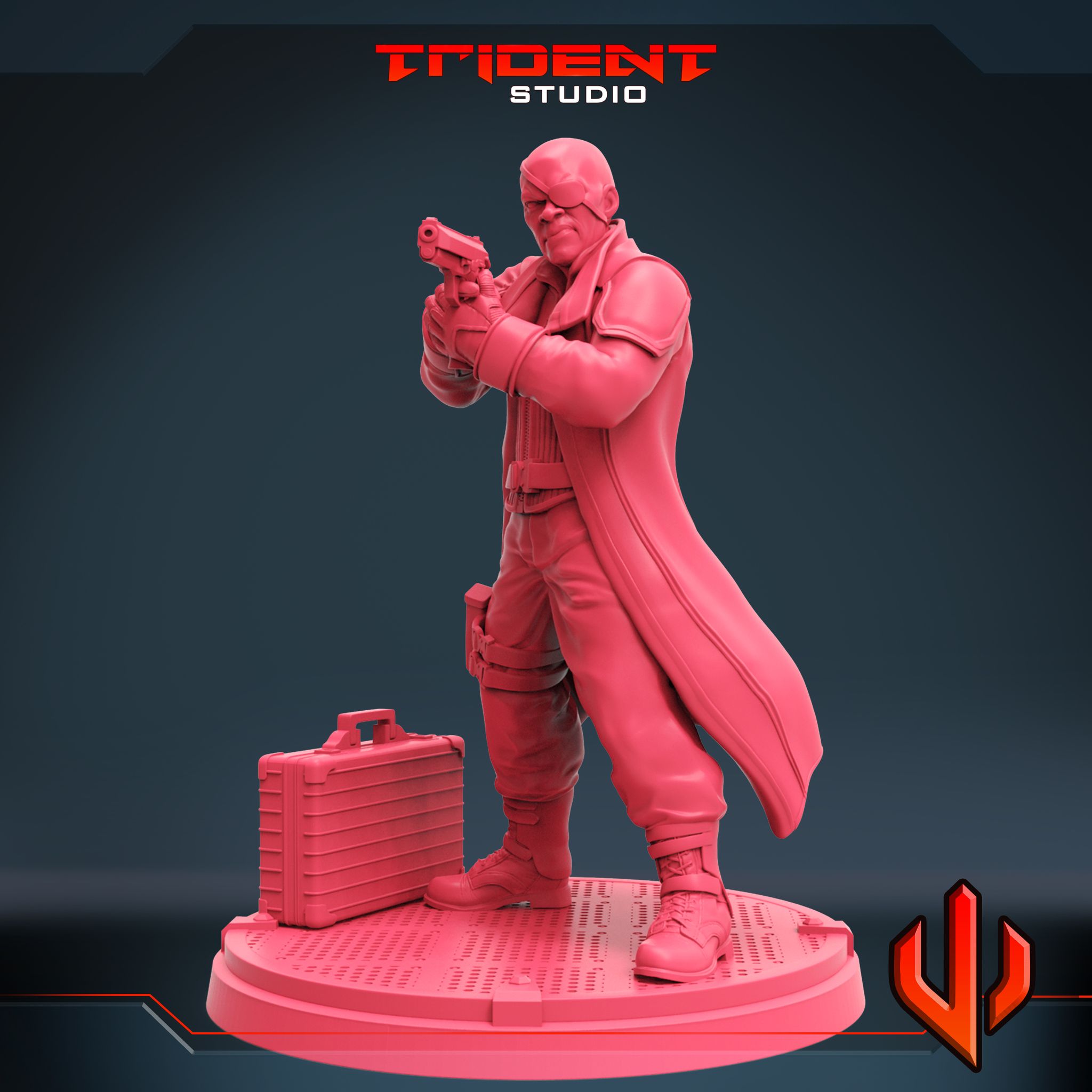 3D file NICK FURY 🎲 ・3D printer model to download・Cults