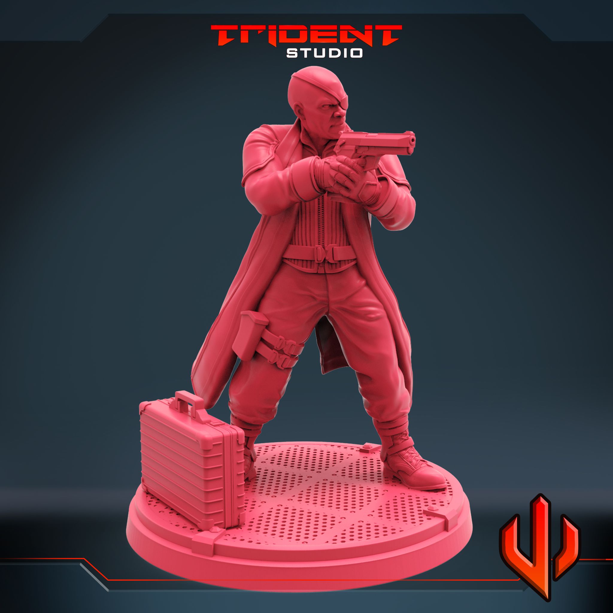 3D file NICK FURY 🎲 ・3D printer model to download・Cults