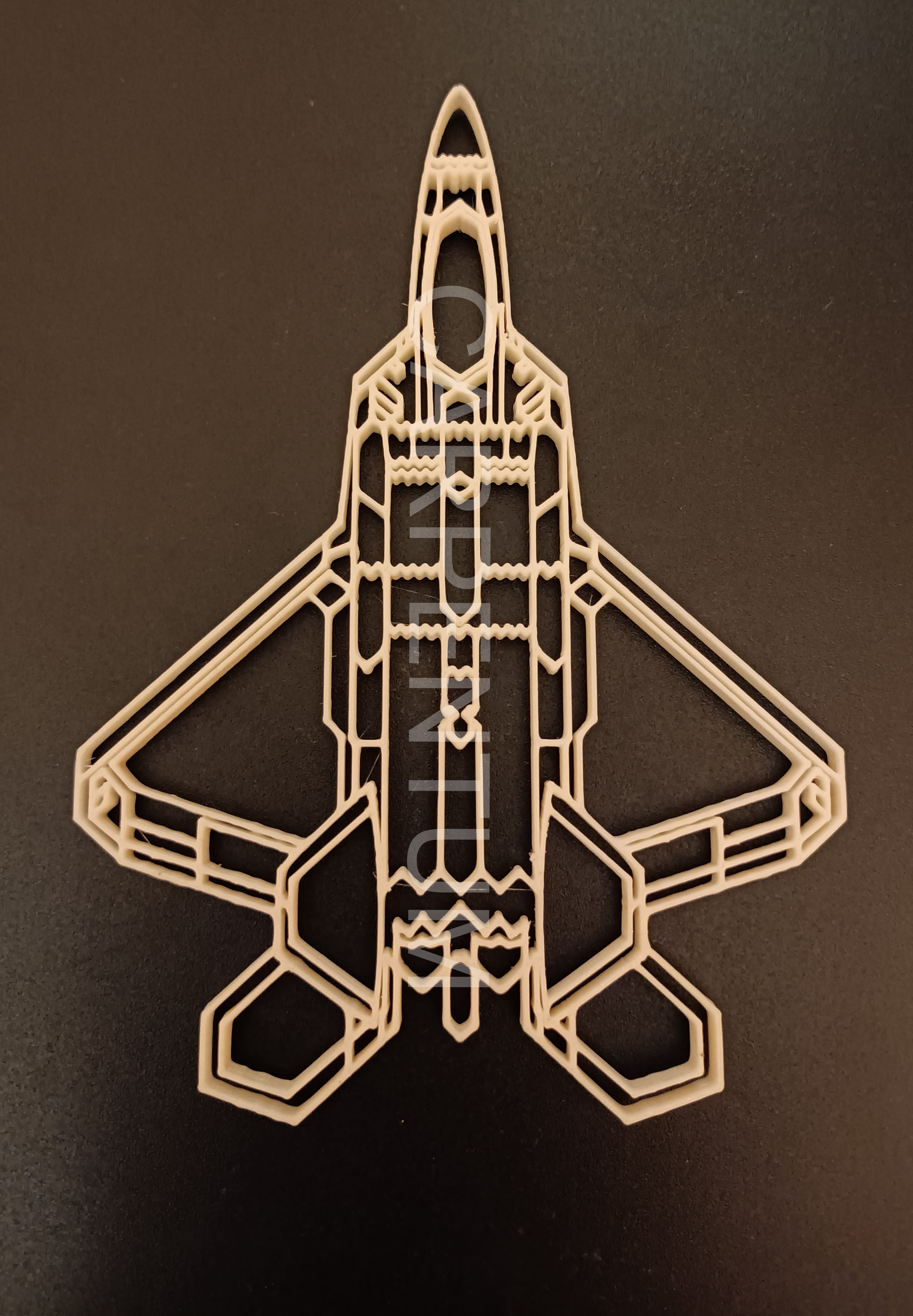 STL file F22 Raptor 2D 🛩️ ・3D printing template to download・Cults