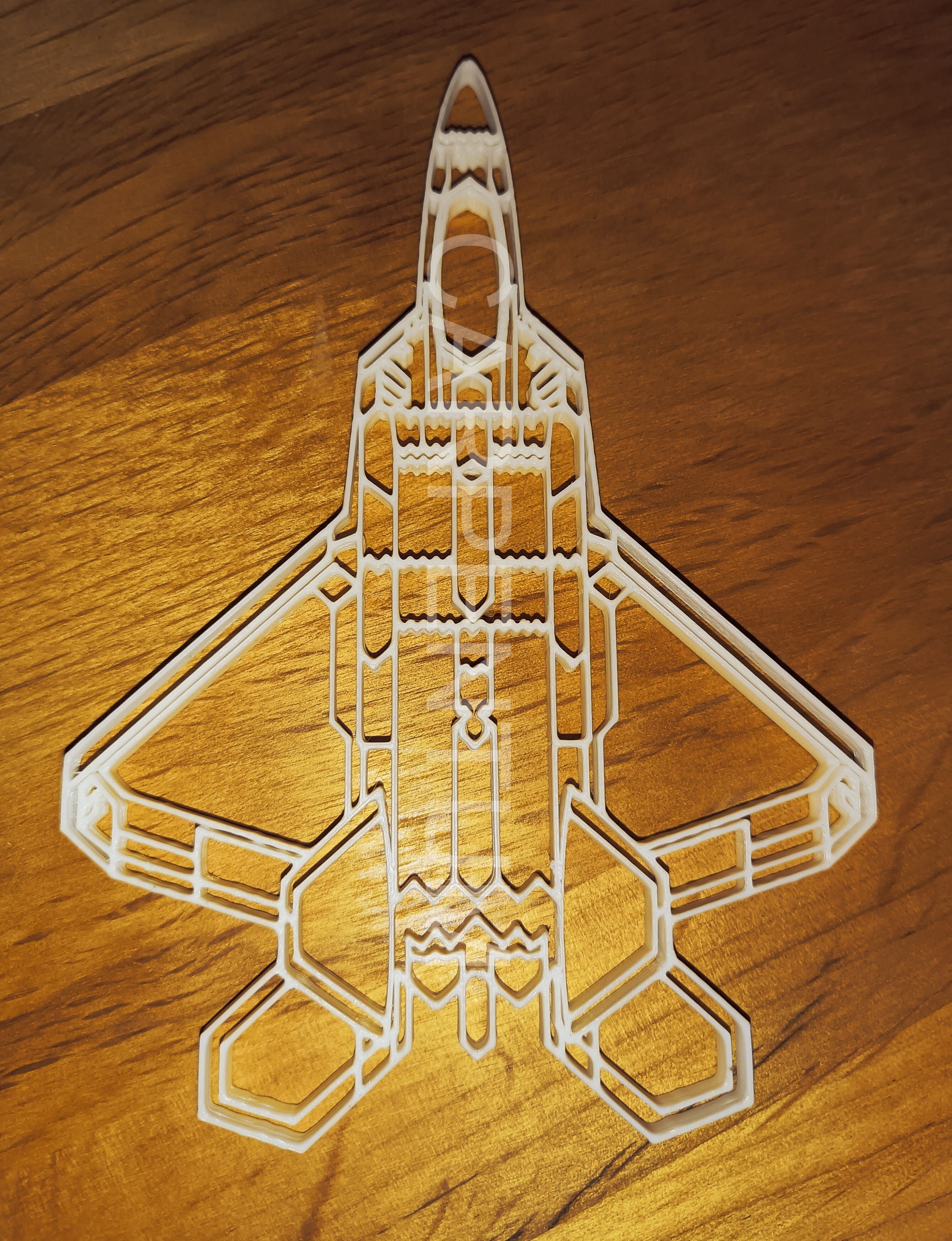 STL file F22 Raptor 2D 🛩️ ・3D printing template to download・Cults