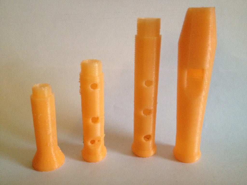 3D printed Recorder V2.3 (new Mouthpiece)・Cults