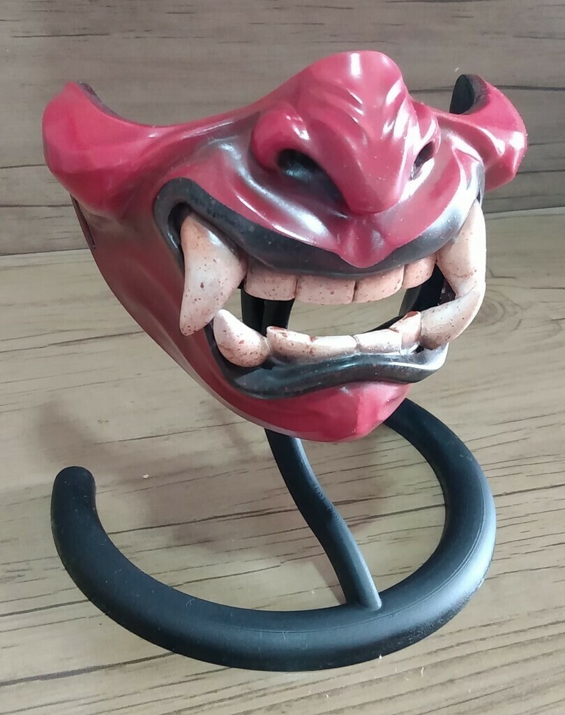 🗡️ Samurai Mask - Menpo・Free 3D File for ・Cults