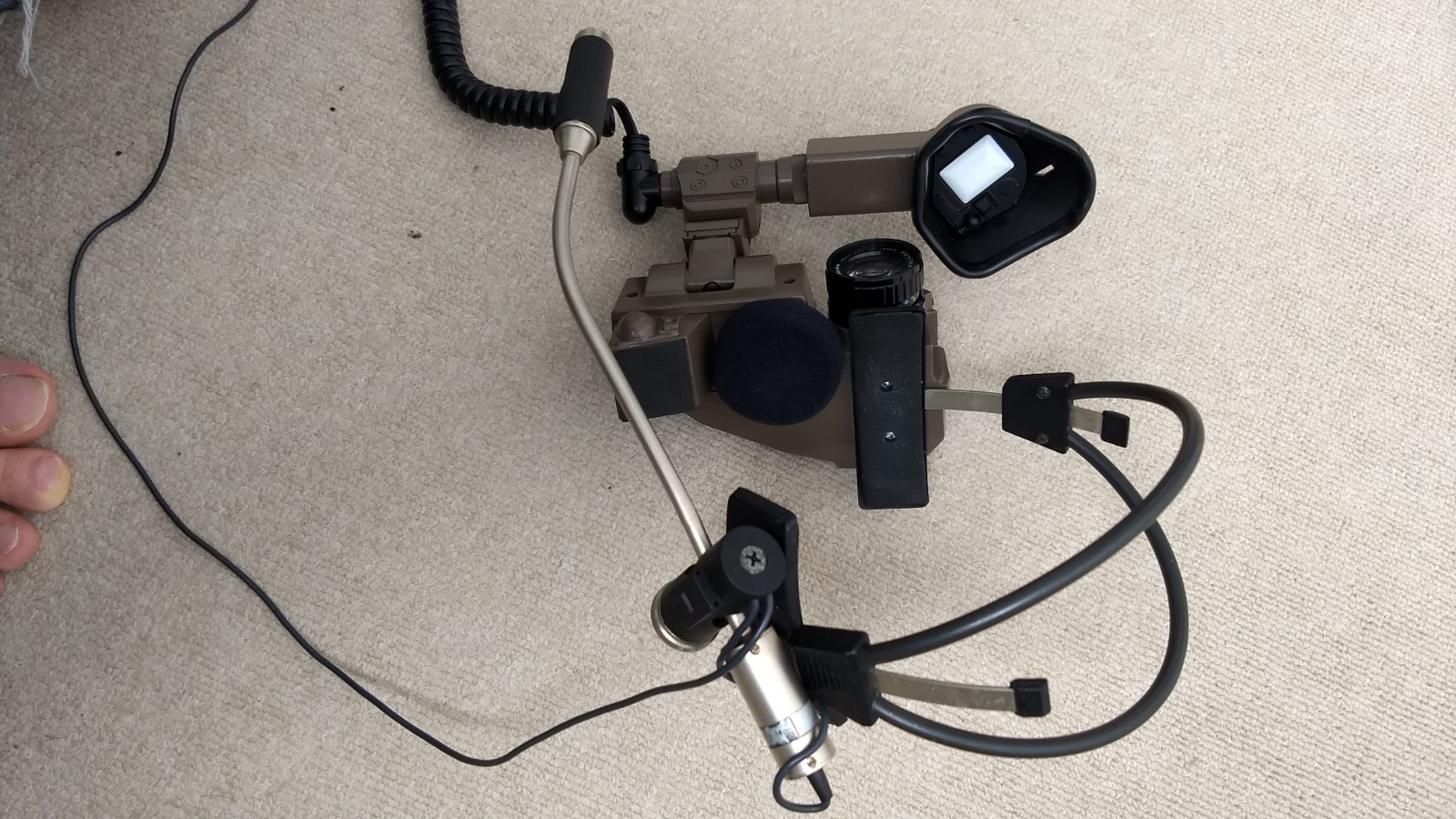 3D printed USCM headset IR viewfinder camera M56 smartgun 3d Colonial ...