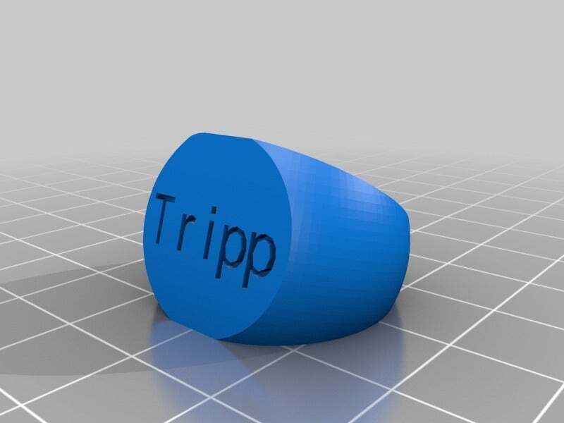 Free STL file Tripp ring 💍 ・3D printer model to download・Cults