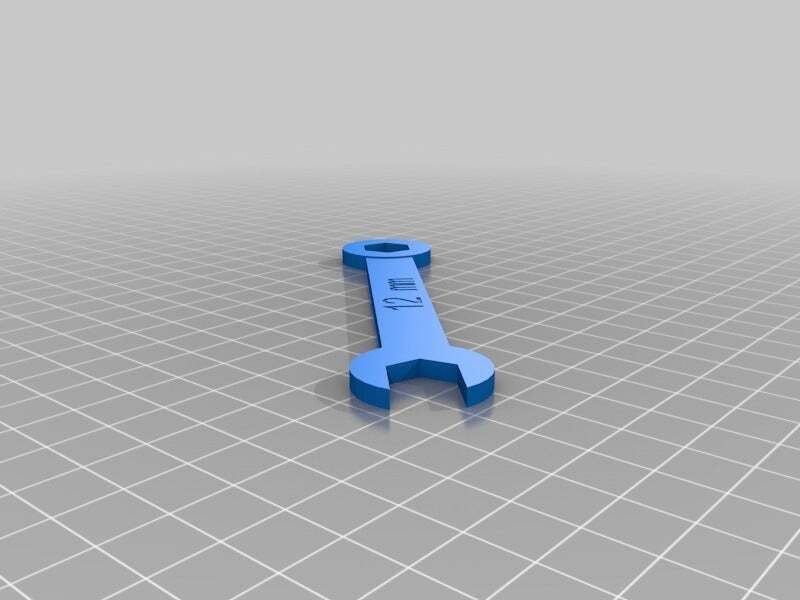 Free STL file 12 mm wrench 🔧・3D printer design to download・Cults