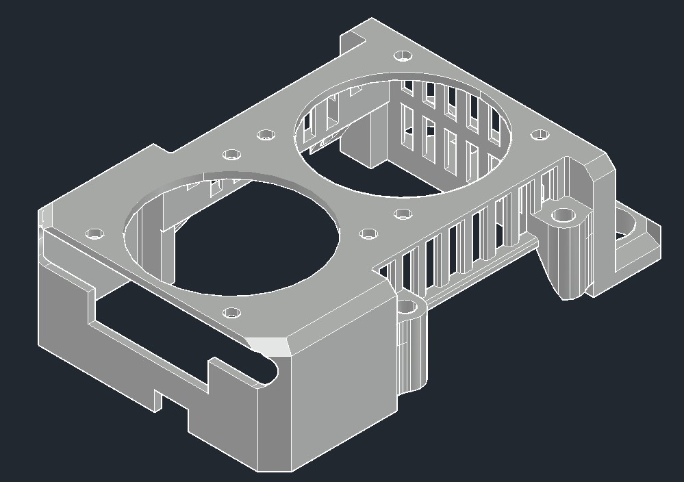 🪶 Hobby Wing Max5 Dual Fan Shroud・Free STL File for ・Cults