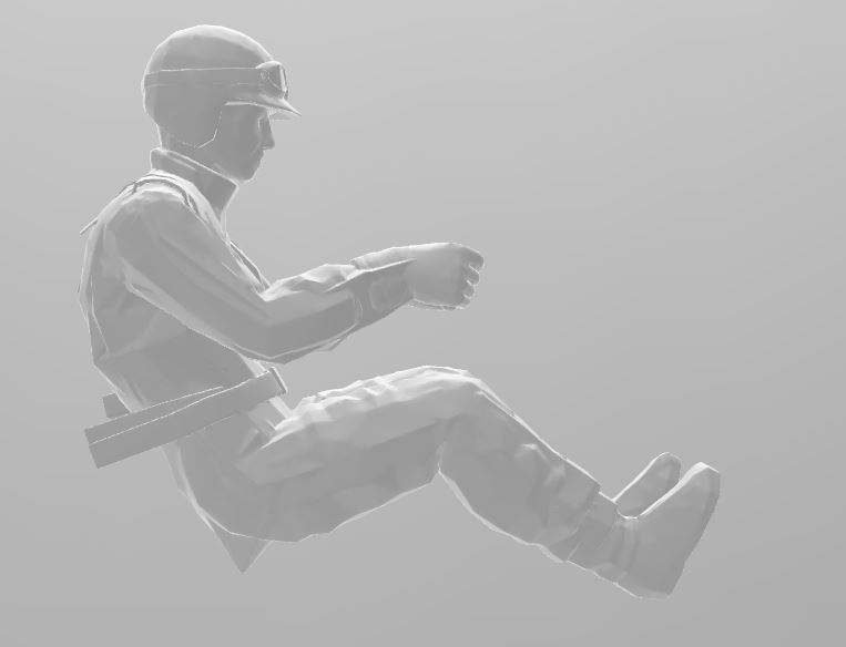 🧑‍ ️ Classic racing driver 1950・ STL File for ・Cults