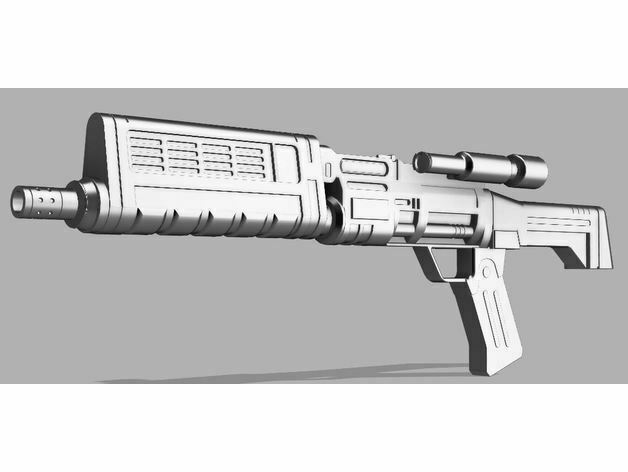 3D-Datei KOTOR Schwerer Repeater Blaster kostenlos 🖨️ ・3D-Drucker ...