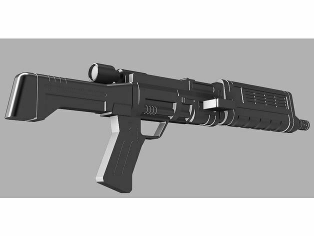 3D-Datei KOTOR Schwerer Repeater Blaster kostenlos 🖨️ ・3D-Drucker ...
