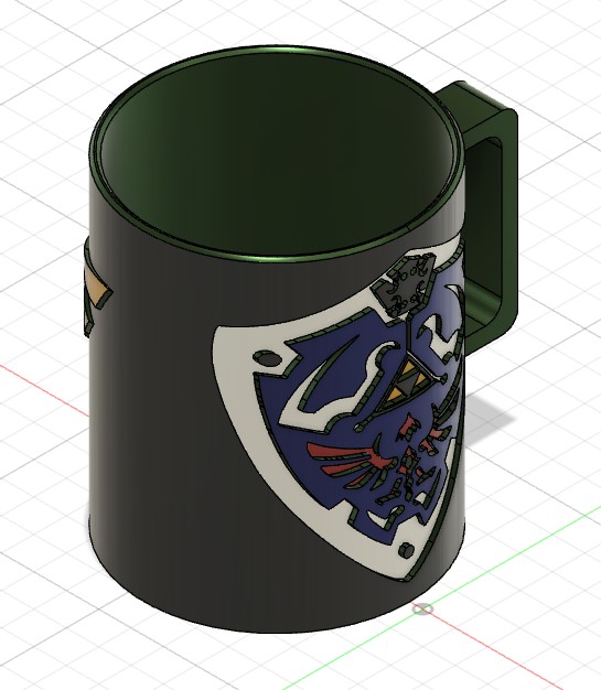 Archivo STL gratis Taza y bote de lápices de Zelda 👽・Modelo imprimible ...
