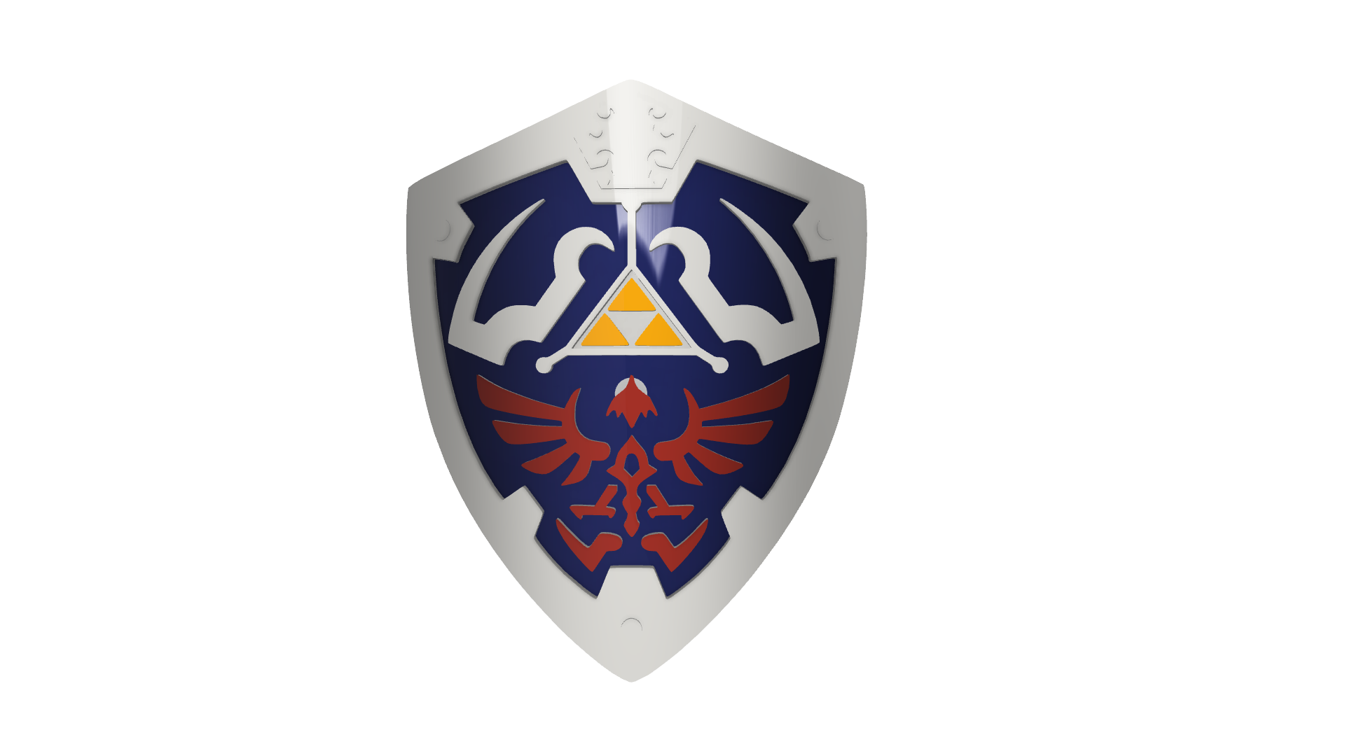 Archivo STL gratuito Escudo de Hyrule 👽 ・Idea de impresión 3D para ...