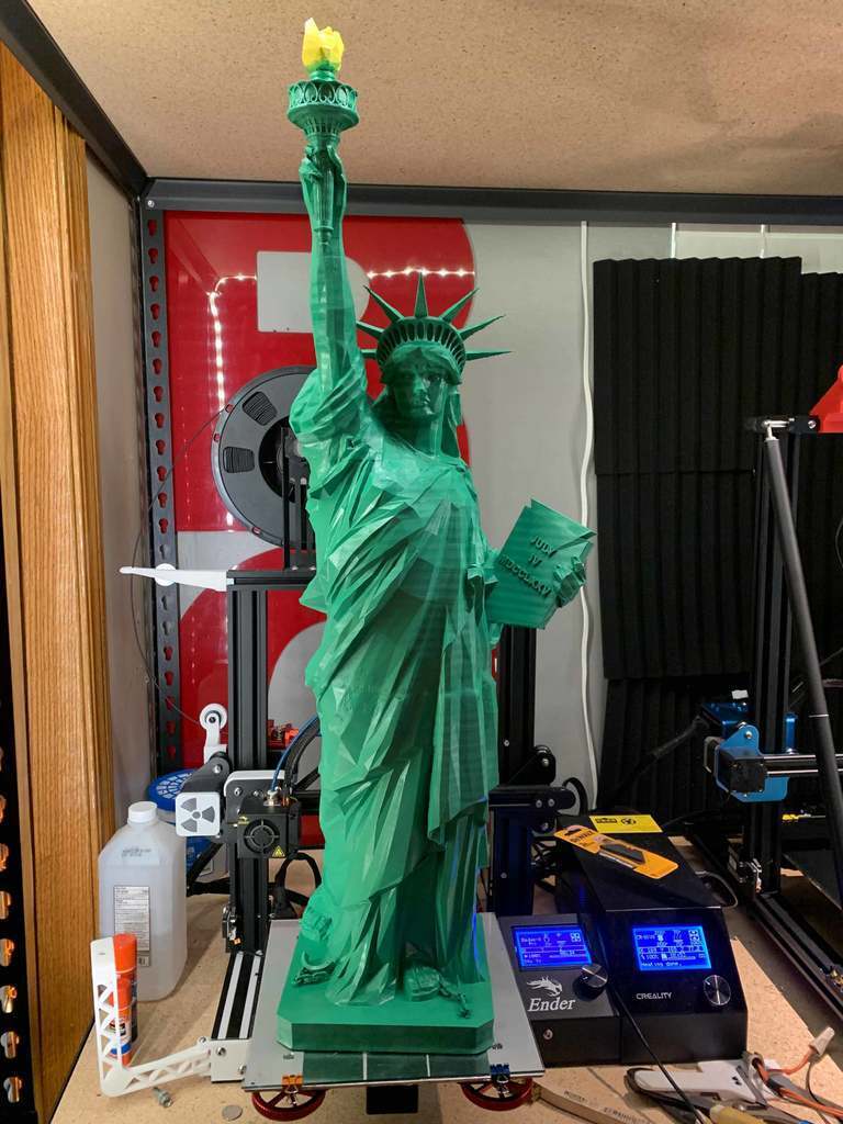 🗿 Statue of Liberty・Free STL File for ・Cults
