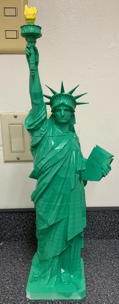 🗿 Statue of Liberty・Free STL File for ・Cults