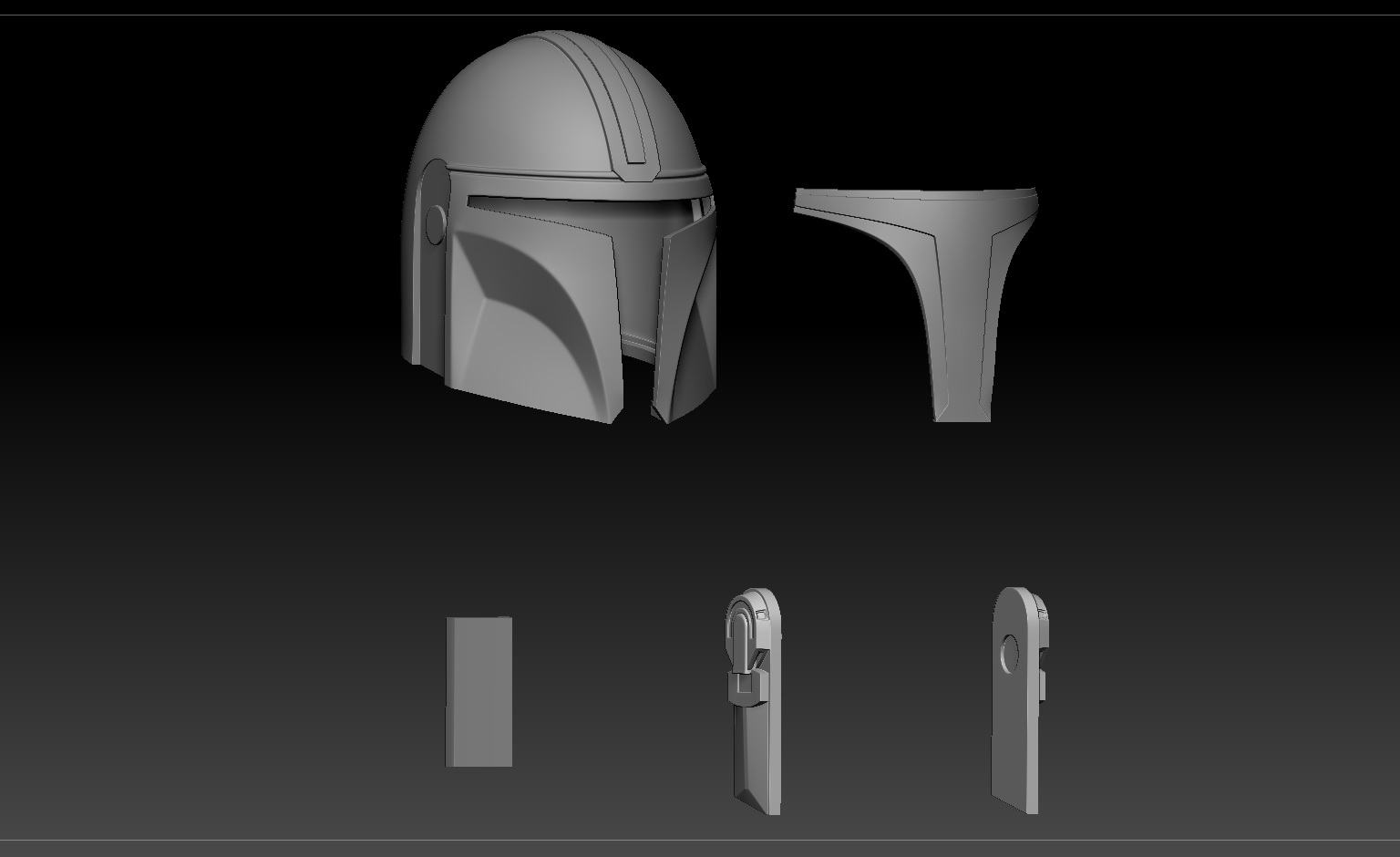 arquivo STL The Mandalorian helmet 🪖 ・design para impressão 3D para ...