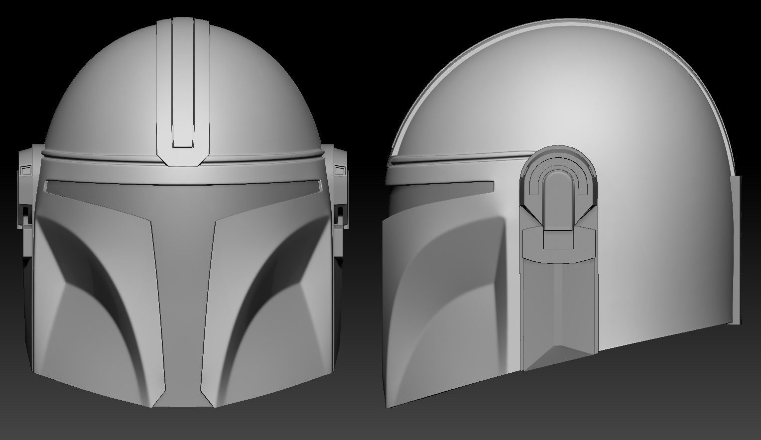 arquivo STL The Mandalorian helmet 🪖 ・design para impressão 3D para ...