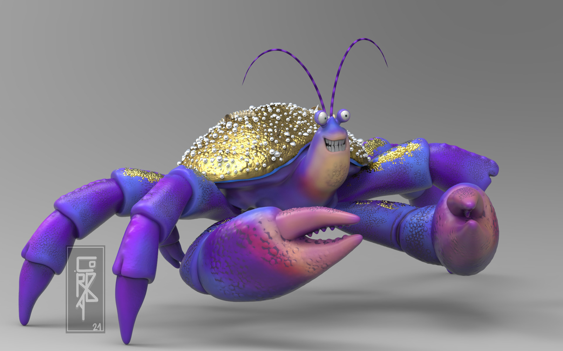 Archivo STL Tamatoa - Moana 🐉 ・Modelo para descargar e imprimir en 3D・Cults
