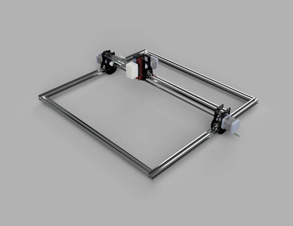 Free STL file Simple XY laser engraver 👽 ・3D printing template to ...