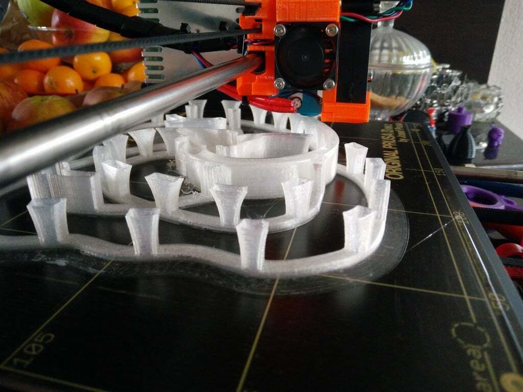 3D printing The Cyclone: triple lift, triple track marble machine・Cults