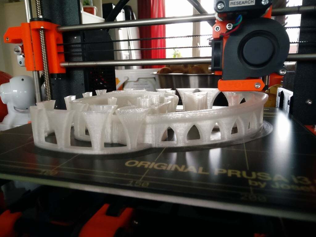 3D printing The Cyclone: triple lift, triple track marble machine・Cults