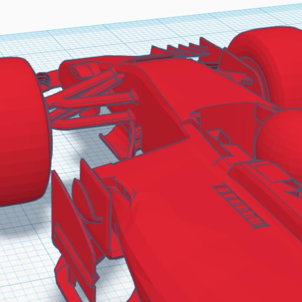 🚗 Sebastian Vettel f1 car Ferrari・ STL File for 3D printing・Cults