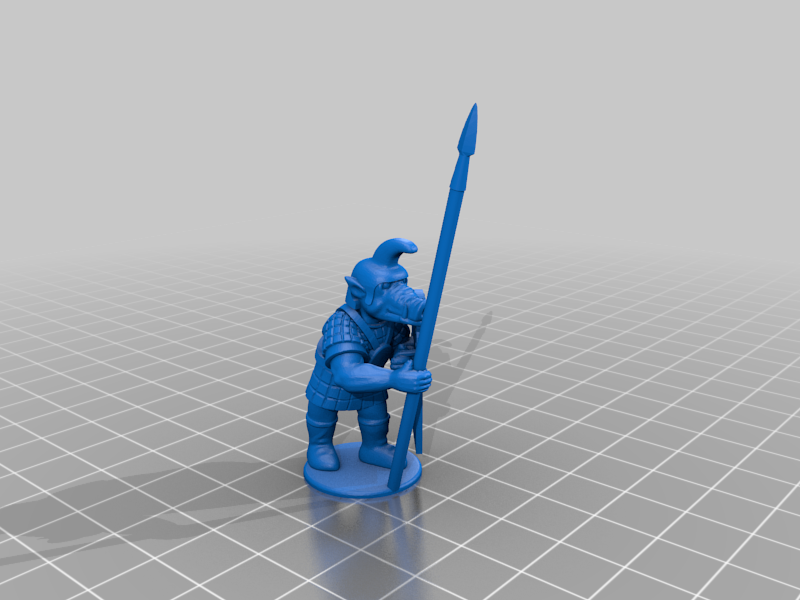 🗿 Pig-Faced Orc・Free STL File for ・Cults