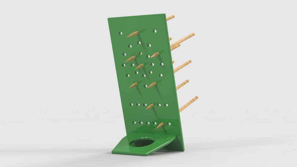 Бесплатный STL файл Toothpick Darts Stand 🦷 ・Идея 3D-печати для ...