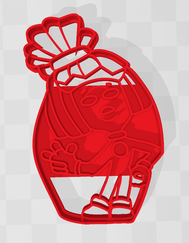 Archivo STL Cortador de galletas Fixiki Simka 👽 ・Diseño imprimible en ...