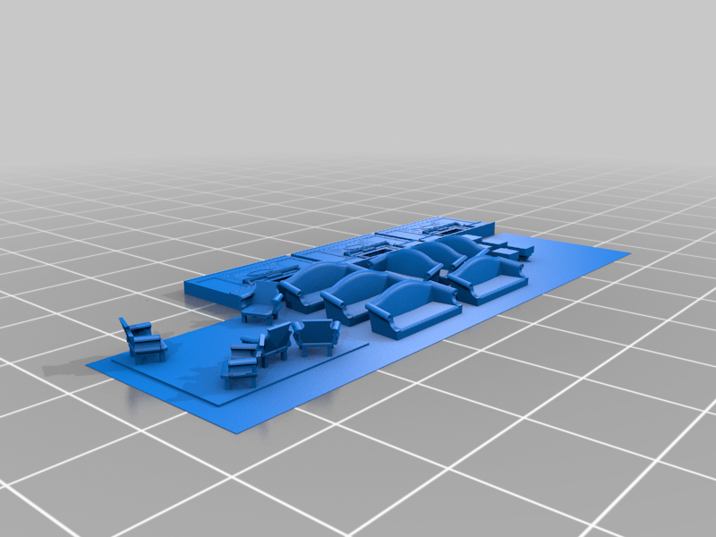 Free STL file 1/200 Titanic furniture 🏠 ・3D printing design to download ...