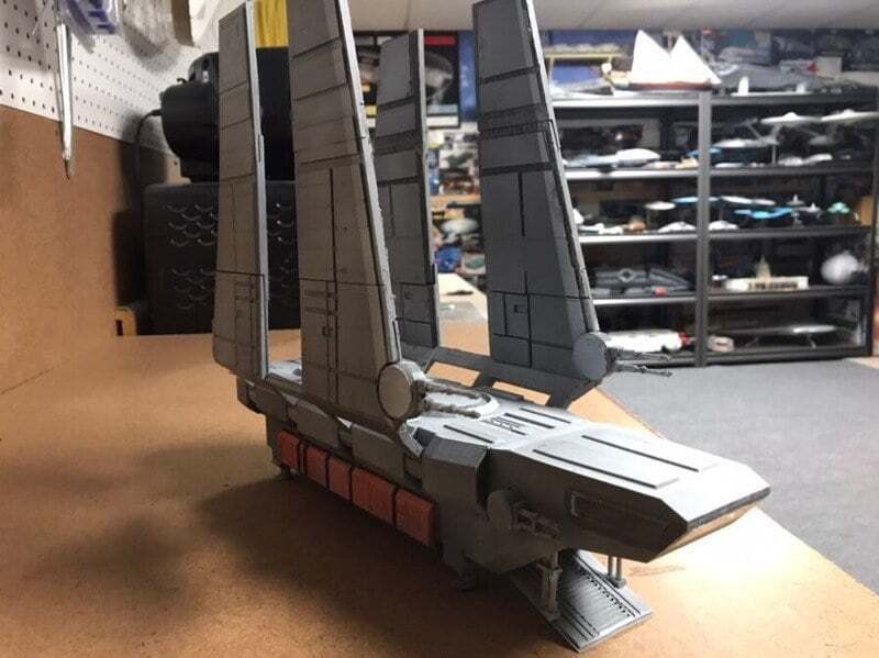 3D printing Rogue One/Zeta Shuttle (Star Wars: Legion scale)・Cults