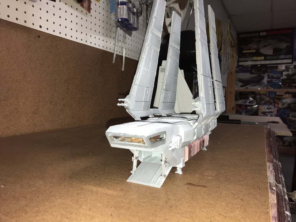 3D printing Rogue One/Zeta Shuttle (Star Wars: Legion scale)・Cults