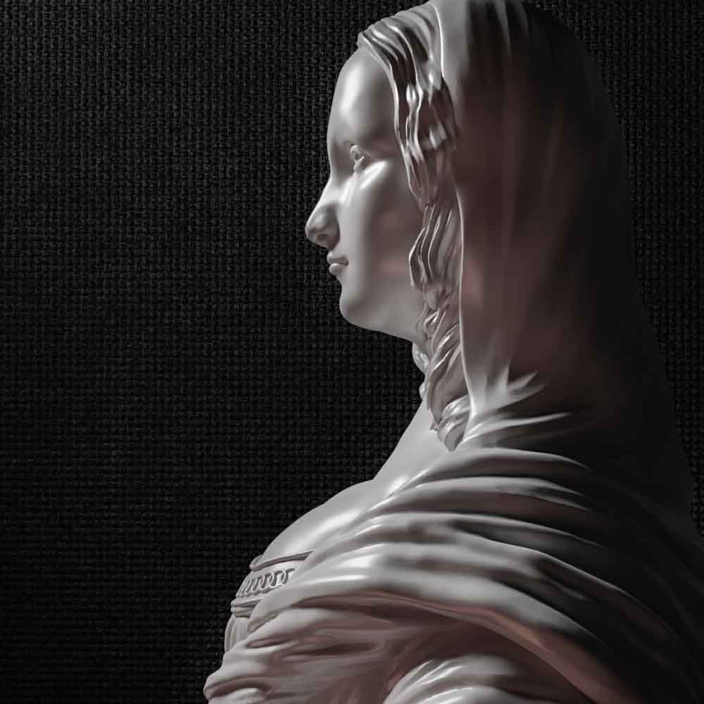 🎨 Mona Lisa・ 3D File for ・Cults